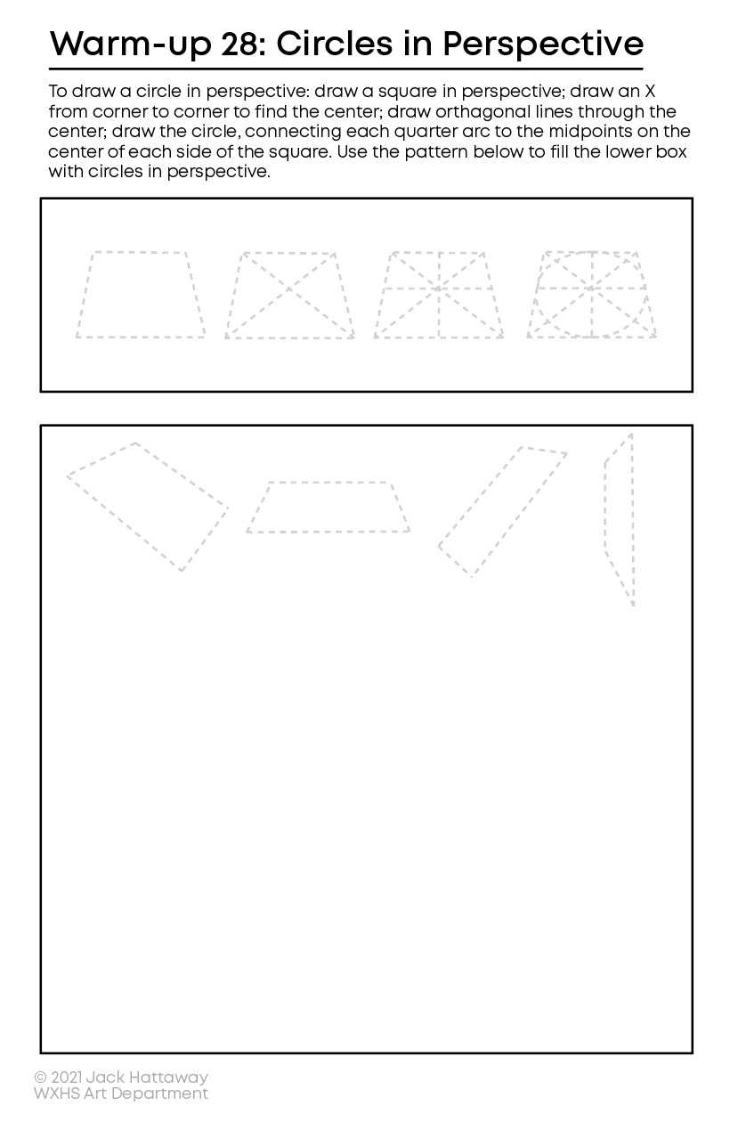 Warmup 28 Circles in Perspective – nomuse dot com since 1998